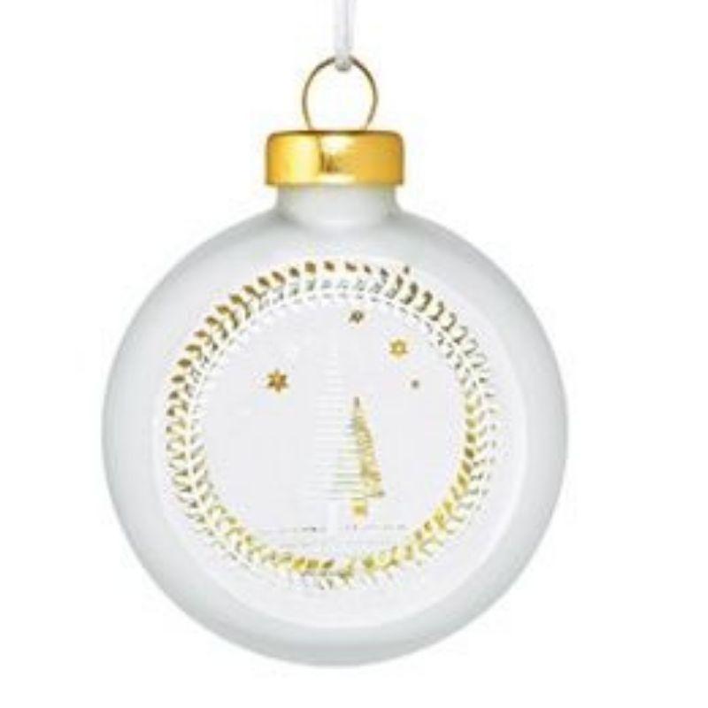 Frost Medallion Bauble – The Hive Ashburton